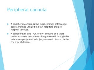 Intravenous Medications Administration | PPTX