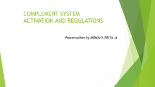 Complement system of activation and regulations | PDF