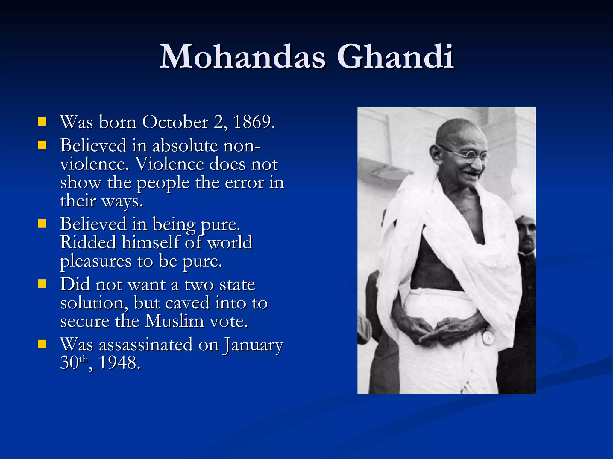Mohandas gandhi and nelson mandela | PPT