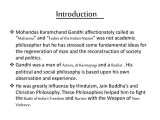 Mohandas karamchand gandhi | PPTX