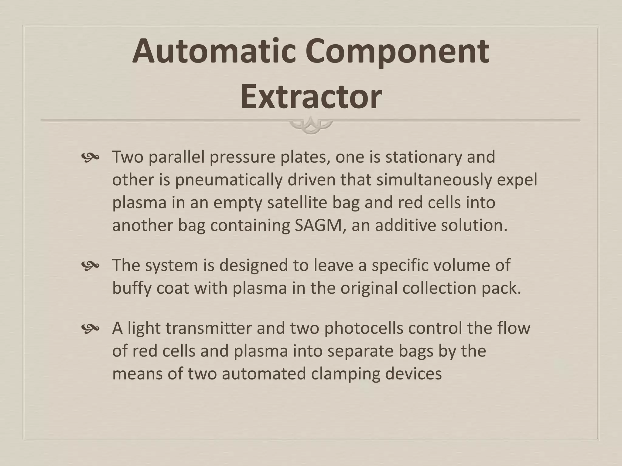 Buffy Coat Method of Component Preparation | PPTX