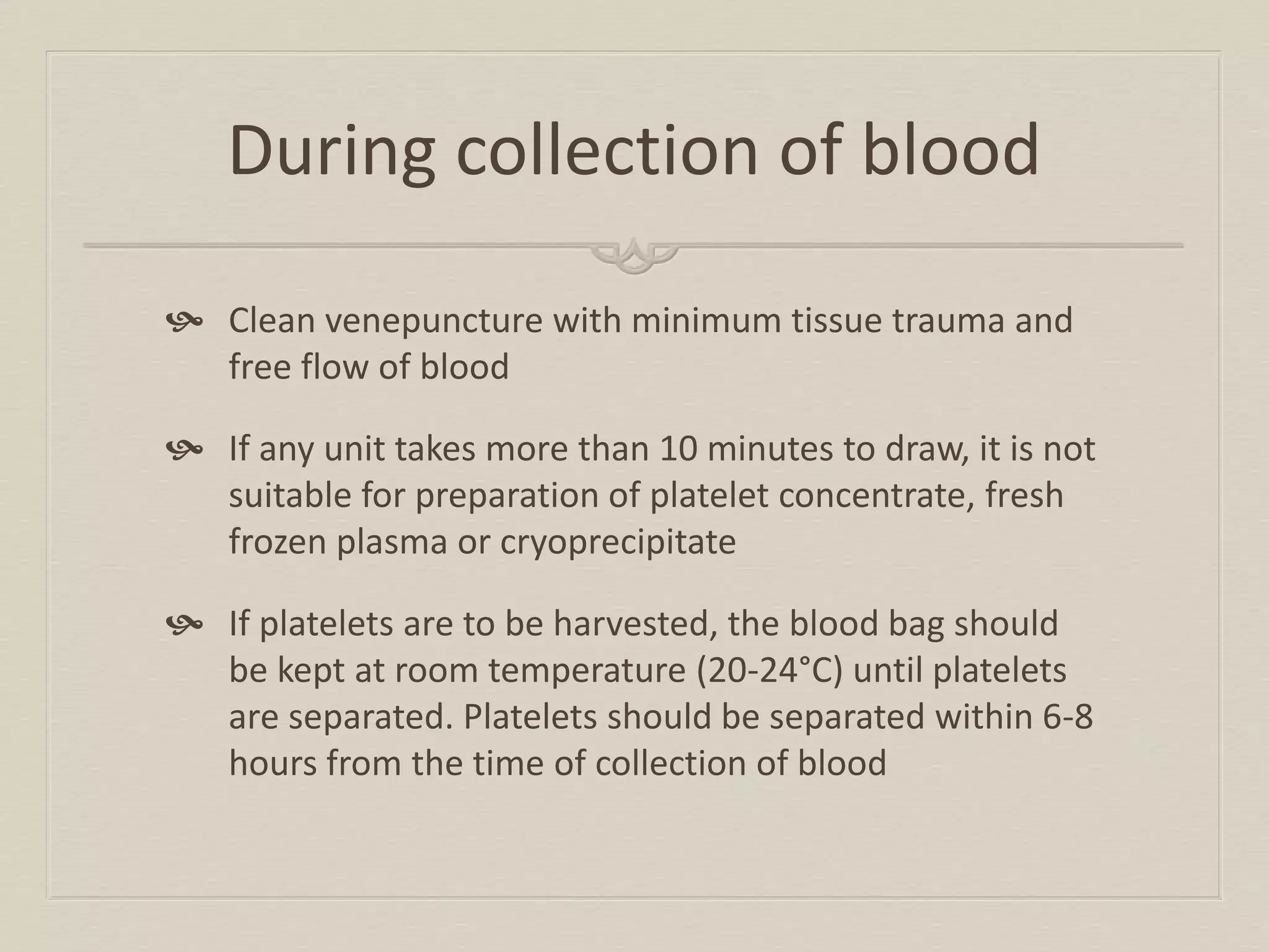 Buffy Coat Method of Component Preparation | PPTX