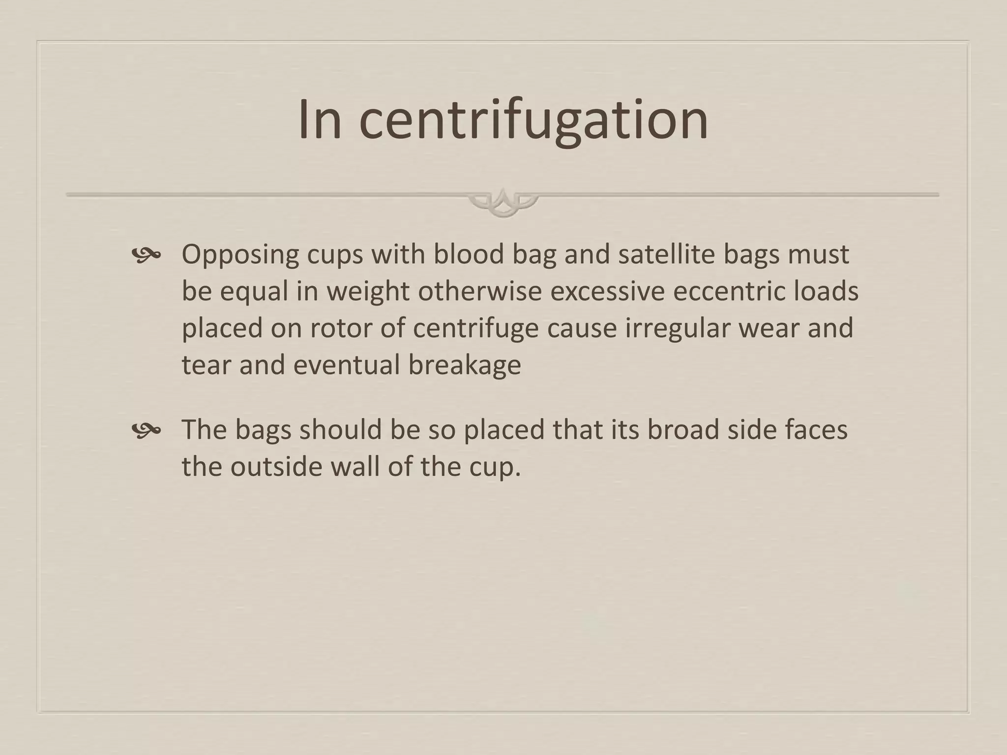 Buffy Coat Method of Component Preparation | PPTX