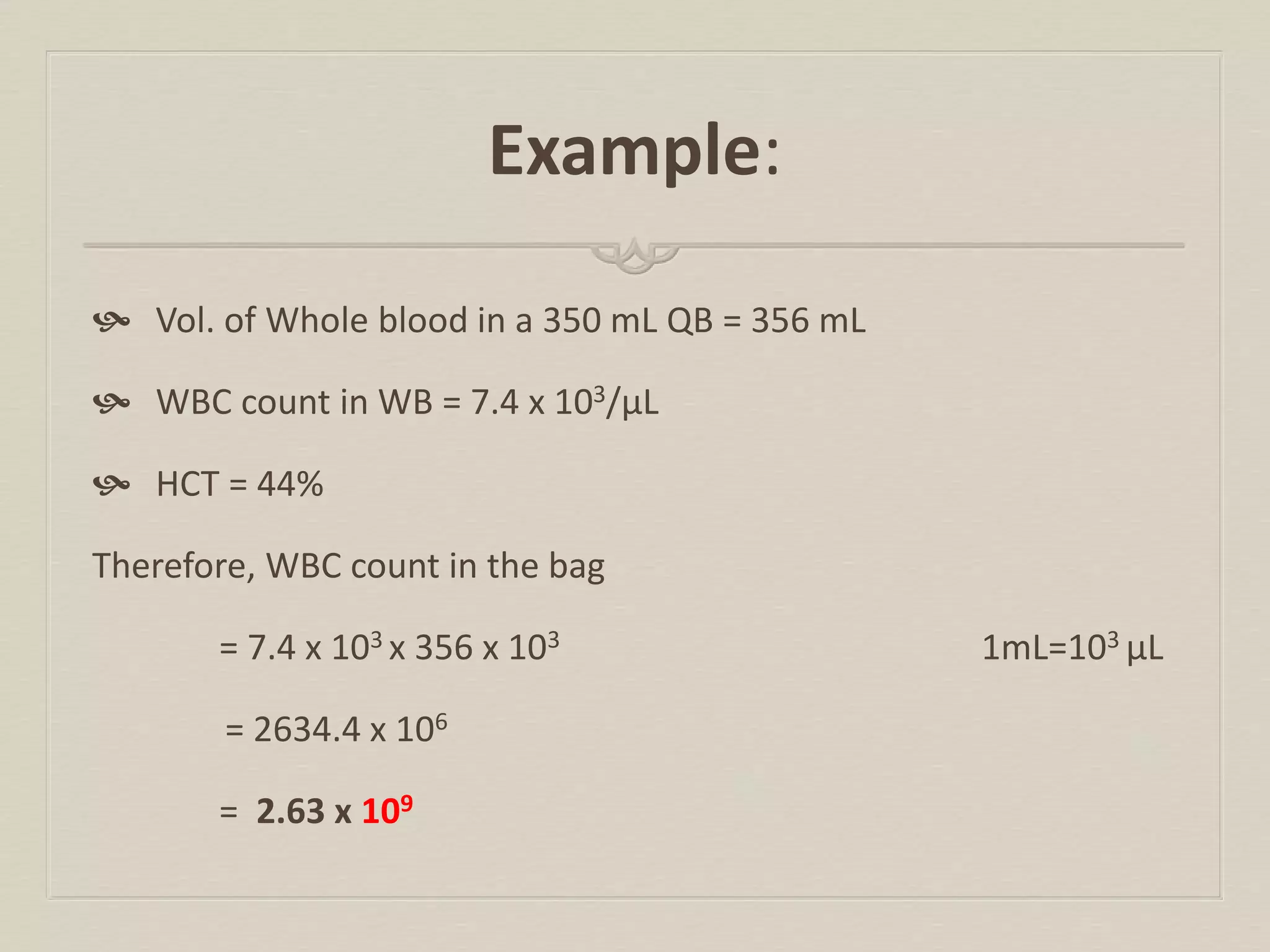 Buffy Coat Method of Component Preparation | PPTX