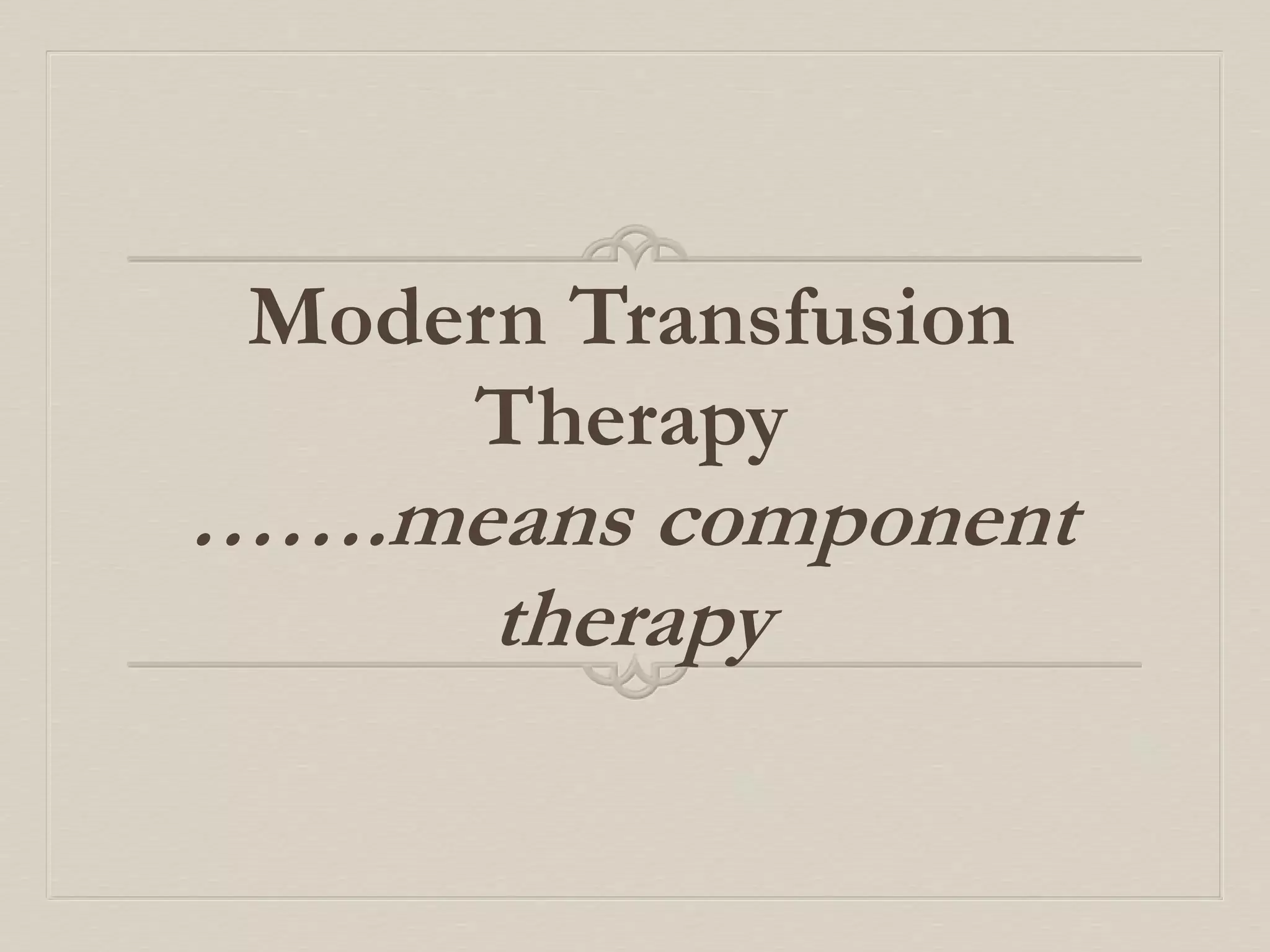 Buffy Coat Method of Component Preparation | PPTX