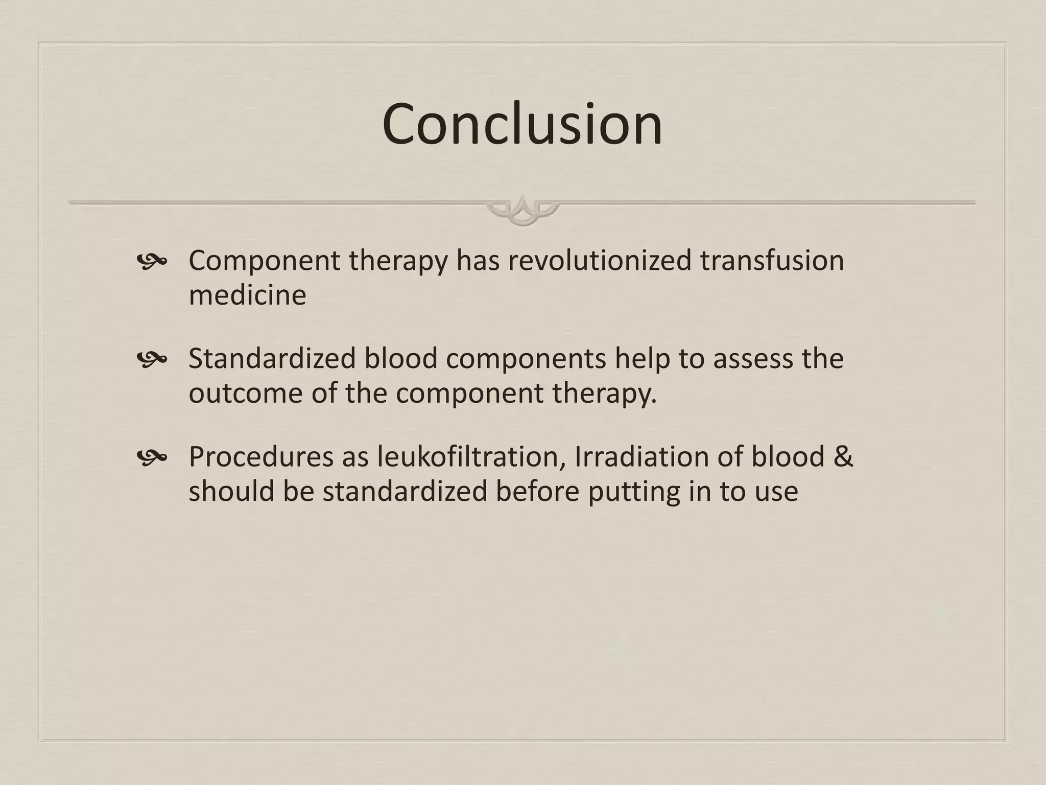 Buffy Coat Method of Component Preparation | PPTX