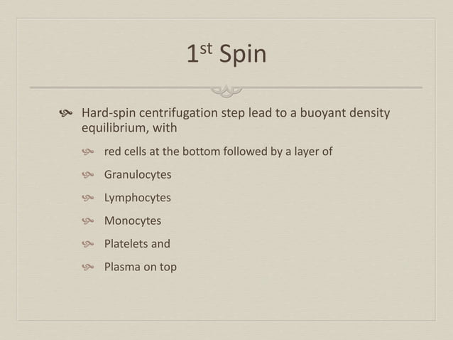 Buffy Coat Method of Component Preparation | PPTX