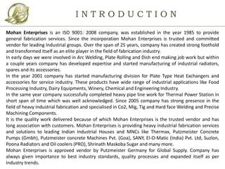 Mohan enterprises | PPTX