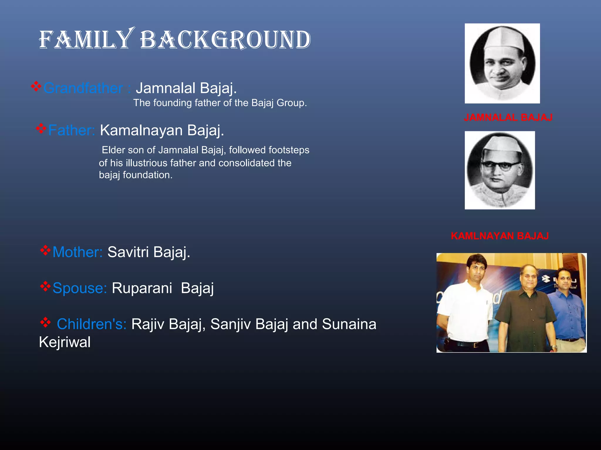 Rahul Bajaj | PPT