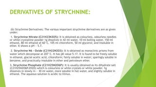 Strychnine PPT.pptx | Chemistry | Science