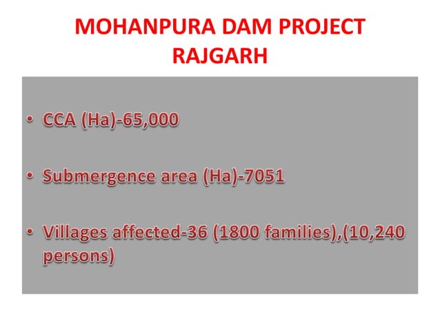 Mohanpura dam project RAJGARH MP. INAUGRATED BY PRIME MINISTER OF INDIA ...