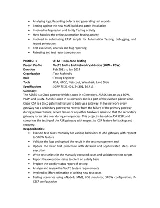 Mohan r resume | DOC