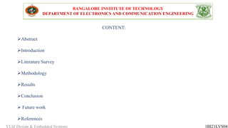 ECG compression in vlsi | PPTX