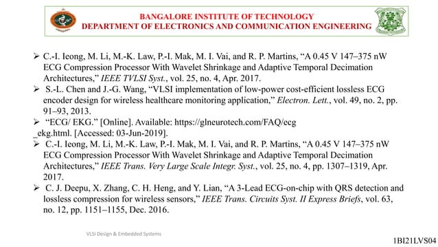 Ecg Compression In Vlsi Ppt