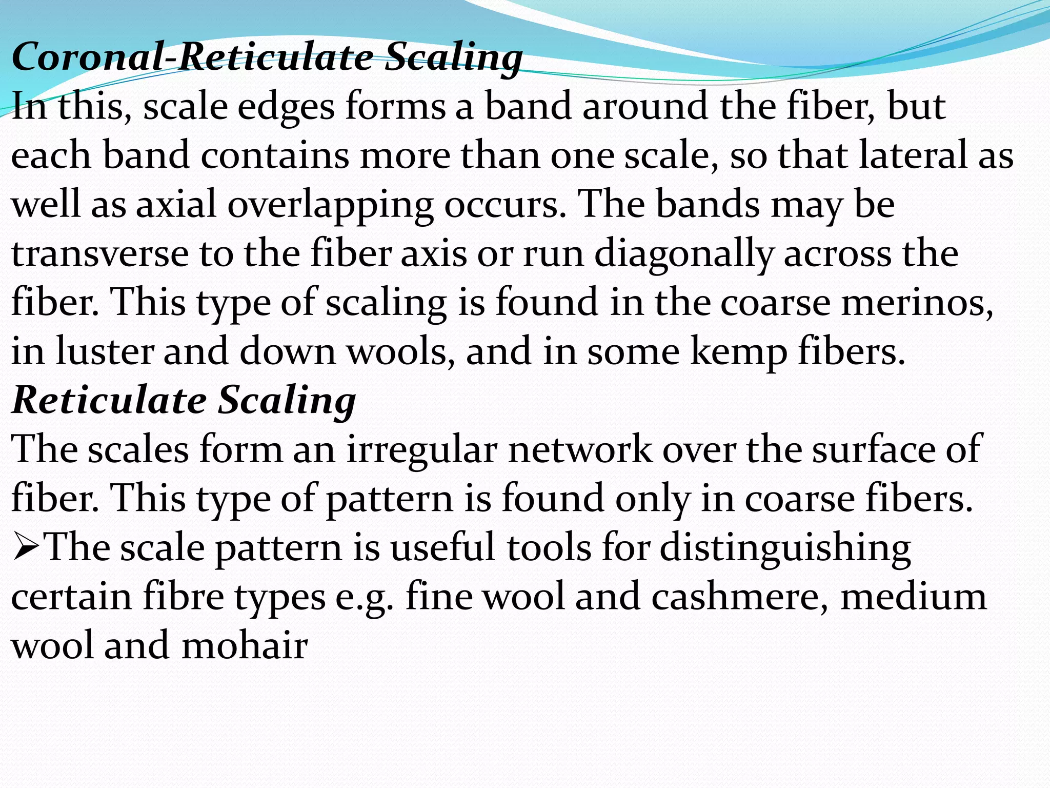 MORPHOLOGY OF WOOL FIBRE | PPTX