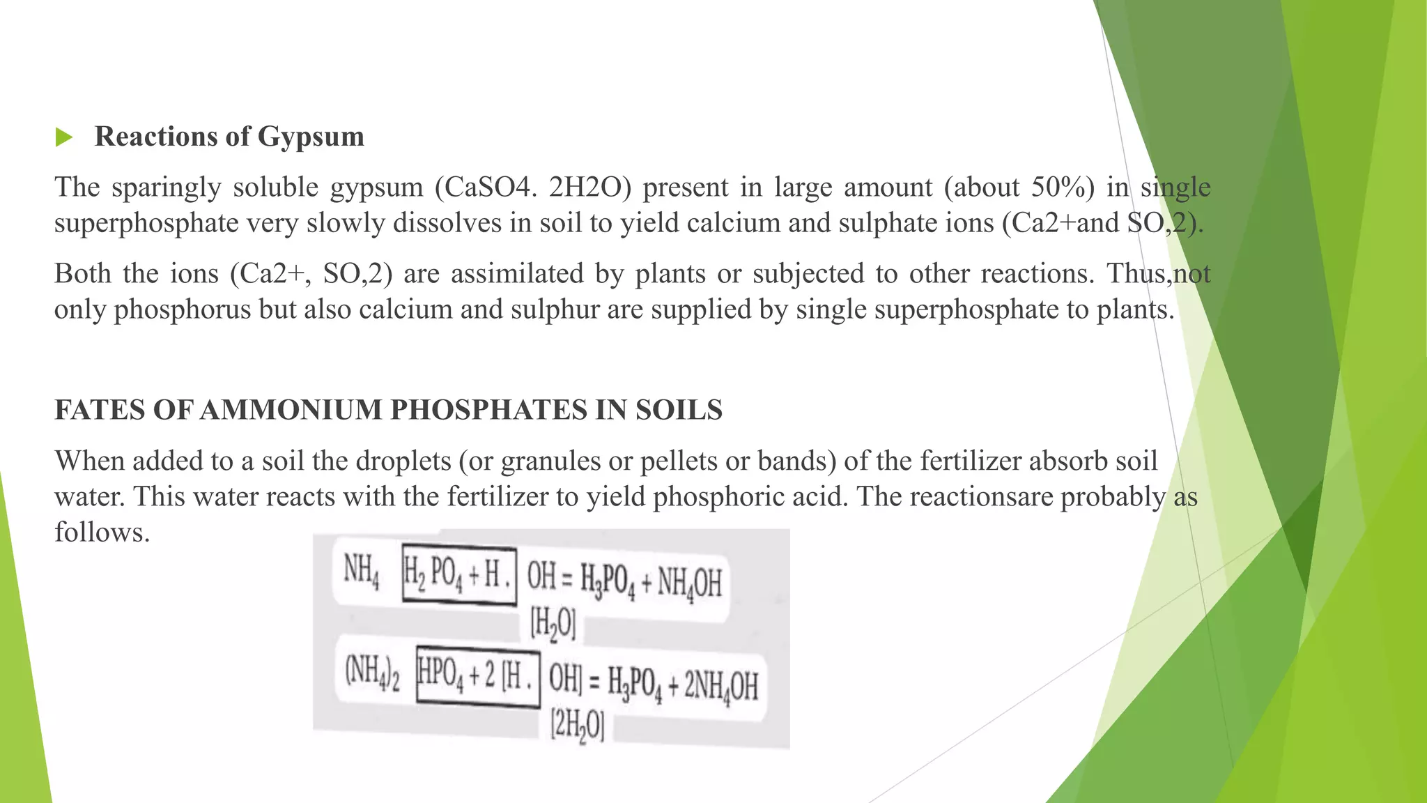 Reactions of Phosphorus in Acid and Alkaline Soil, Factors affecting ...