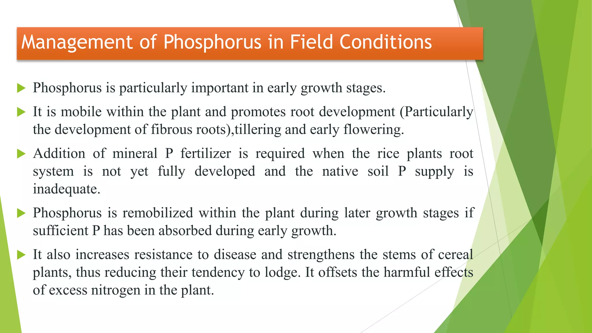 Reactions of Phosphorus in Acid and Alkaline Soil, Factors affecting ...