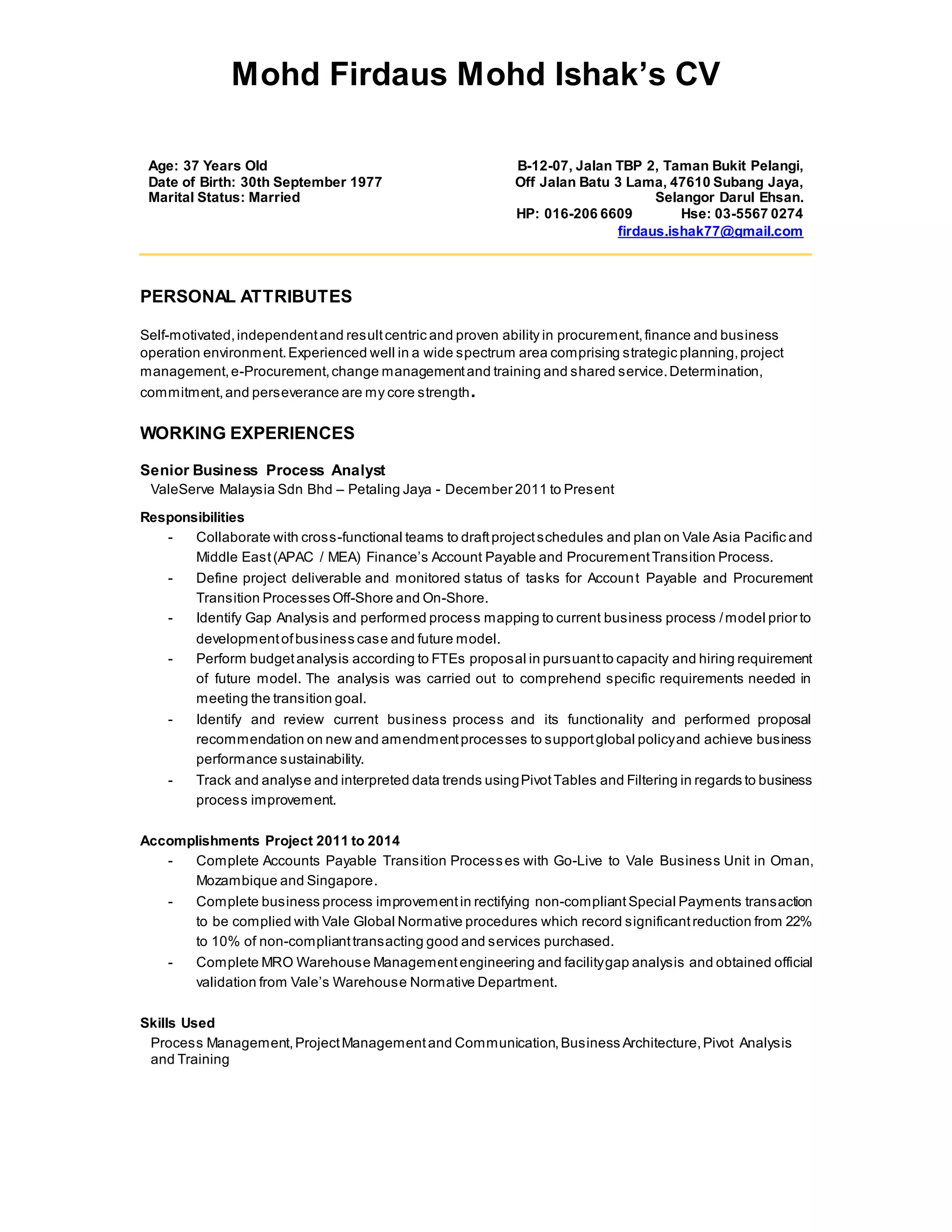 Mohd firdaus-mohd-ishak cv updated 10.11.2015