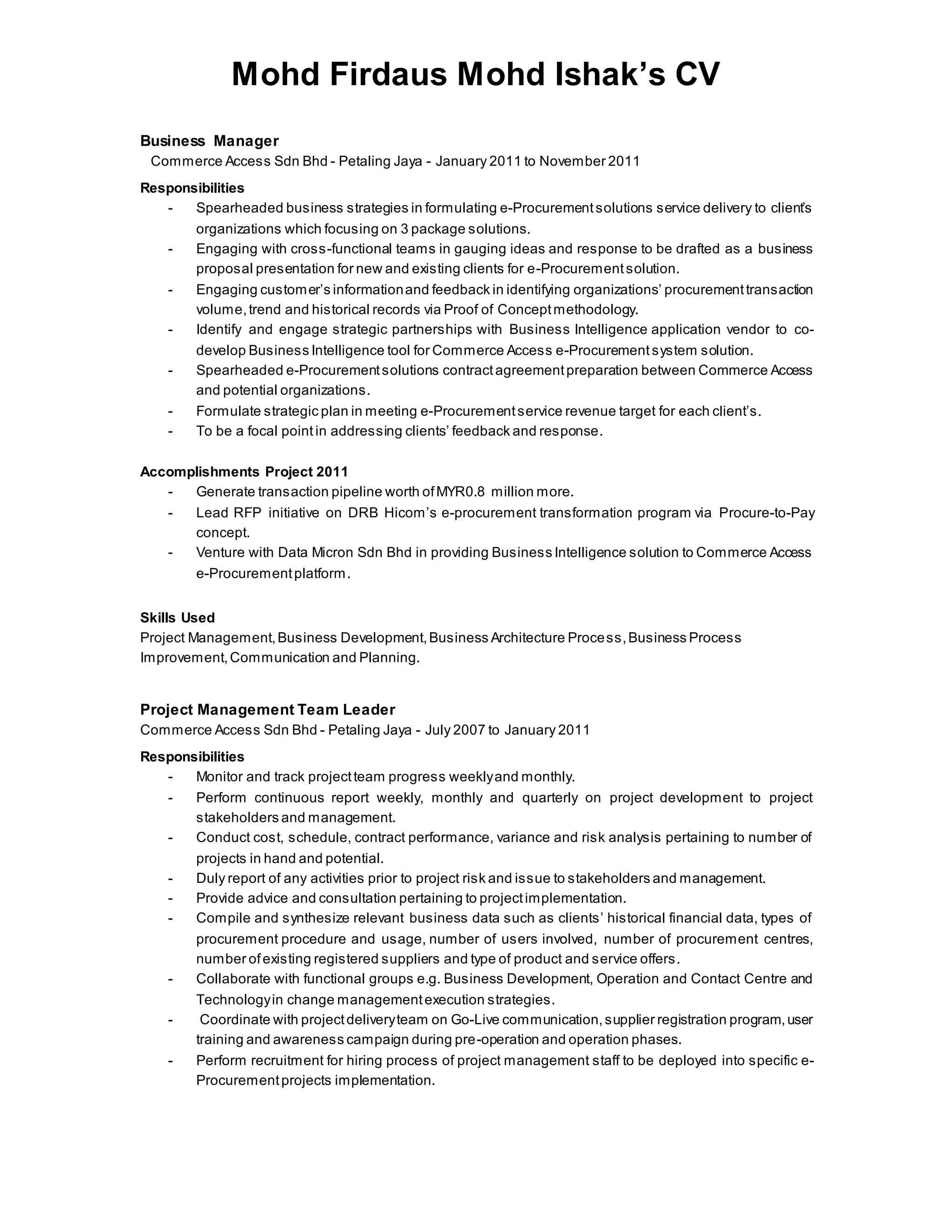 Mohd firdaus-mohd-ishak cv updated 10.11.2015