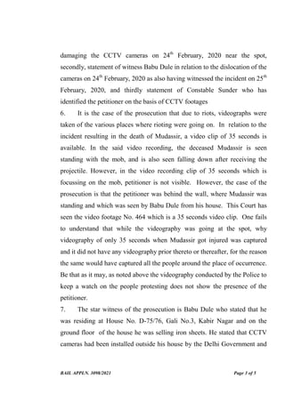 Mohd bilal order | PDF | Crime & Harmful Acts to Individuals, Society & Human Right Violations ...