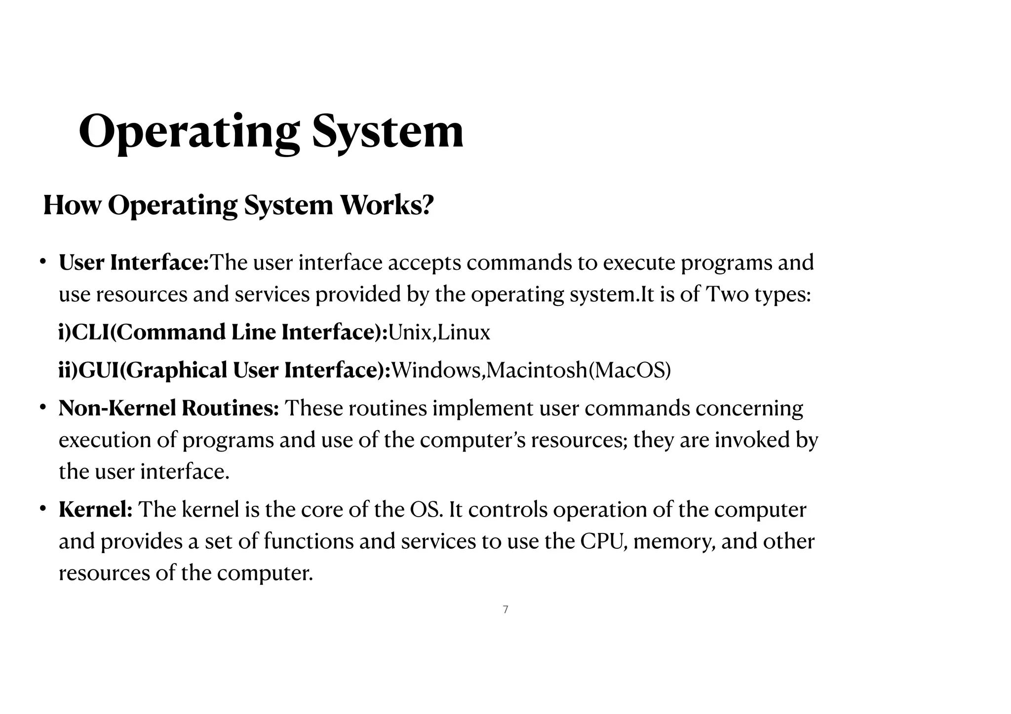 Operating System | PPT