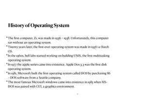 Operating System | PPT