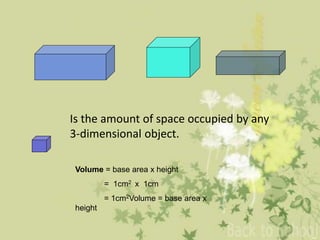 Surface area and volume | PPTX