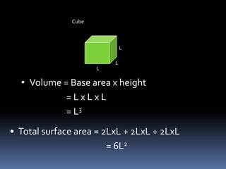 Surface area and volume | PPTX