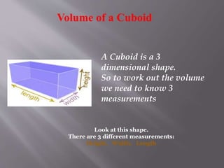 Surface area and volume | PPTX