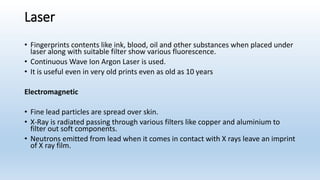 Development of Latent Fingerprints | PPTX