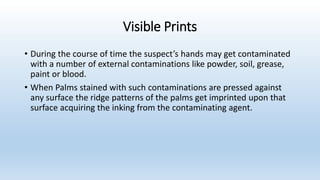 Development of Latent Fingerprints | PPTX