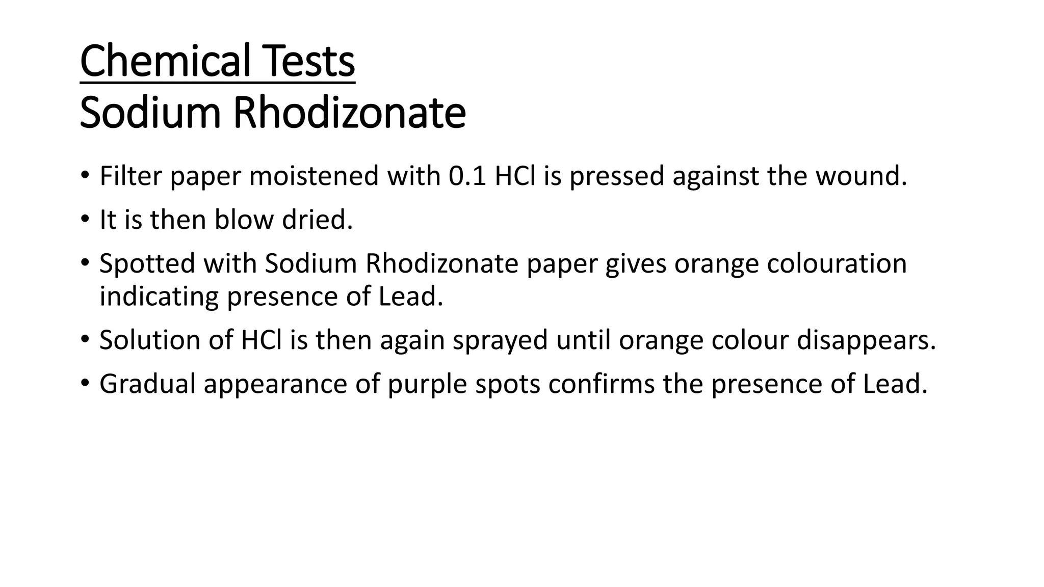 Gun Shot Residue Analysis | PPTX