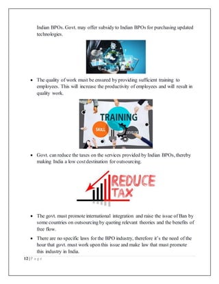 SWOT Analysis of BPO/KPO and ITES Industry | DOCX
