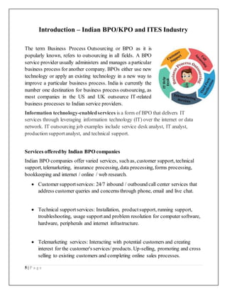 SWOT Analysis of BPO/KPO and ITES Industry | DOCX