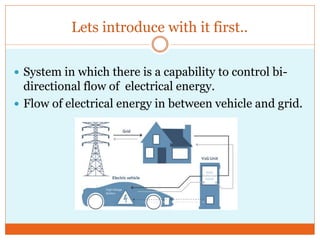 V2G and G2V power transfer issues | PPTX
