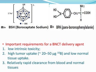 BORON CHEMISTRY AND APPLICATION IN CANCER TREATMENT | PPTX
