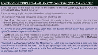 Mohd Nazim, triple Talaq, muslim Law | PPTX | Divorce | Family and Relationships