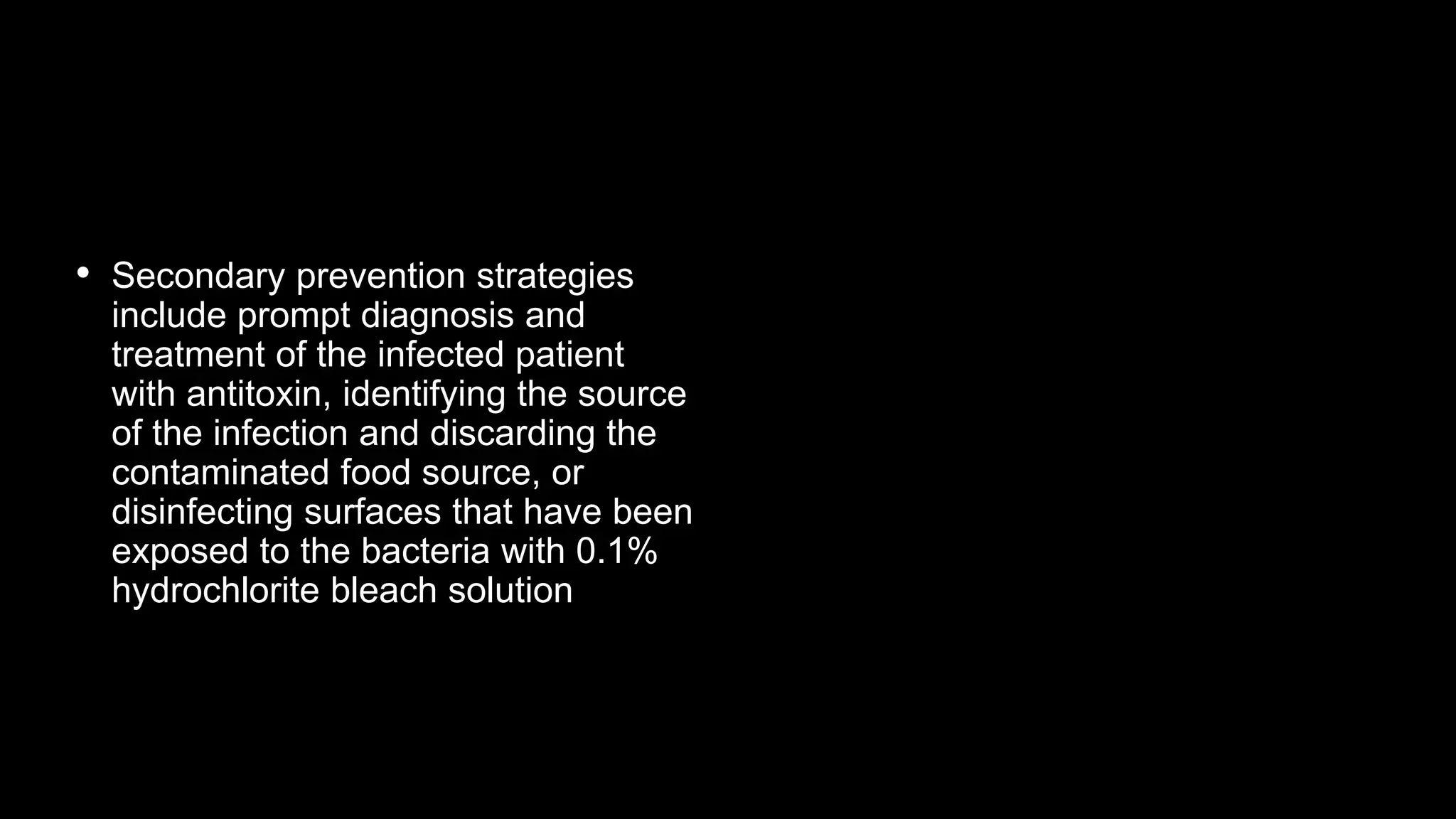 Botulism and tetanus vaccination program | PPT