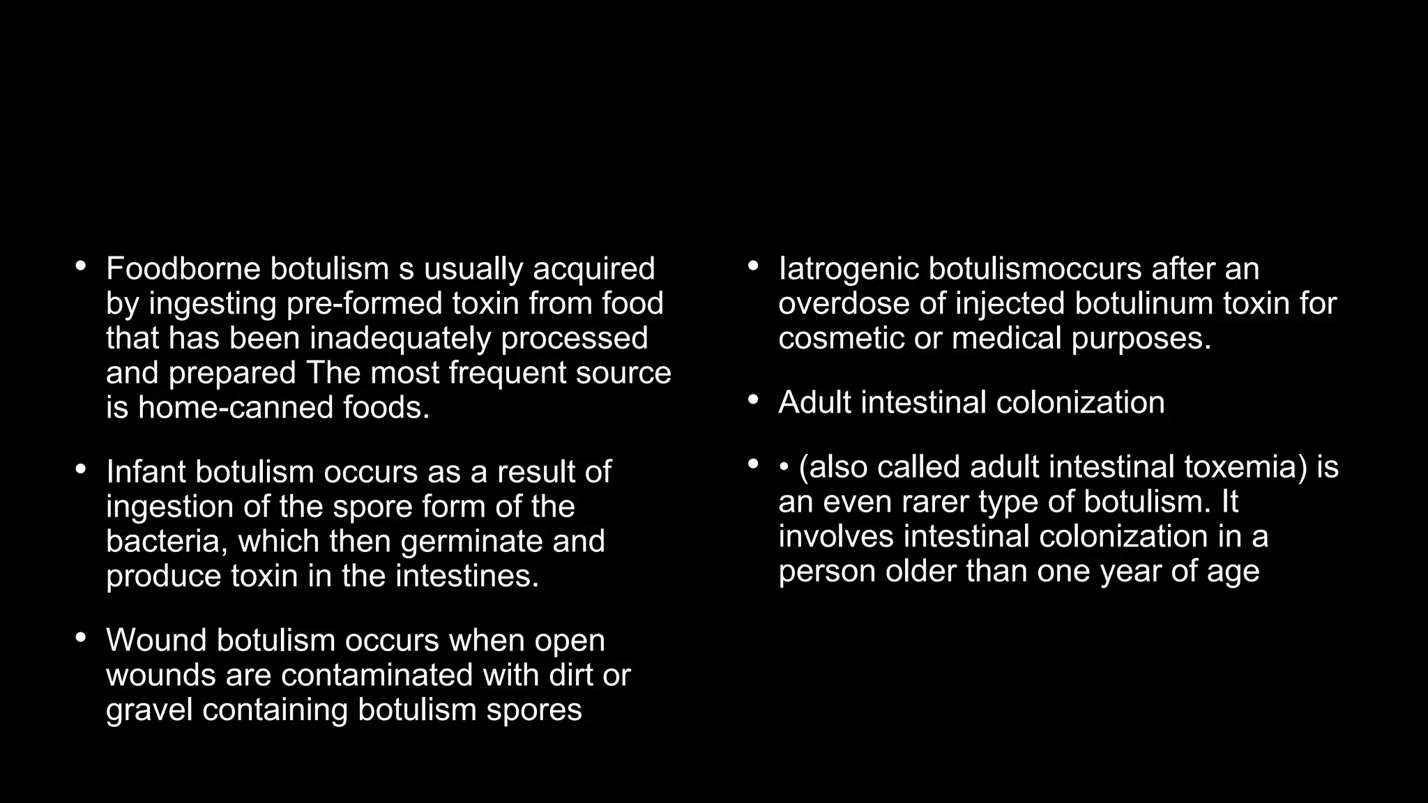 Botulism and tetanus vaccination program | PPTX