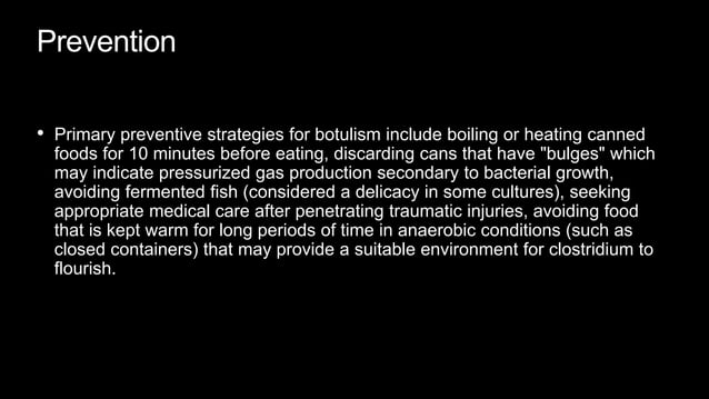 Botulism and tetanus vaccination program | PPT