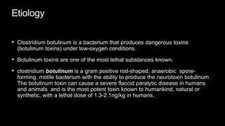 Botulism and tetanus vaccination program | PPTX