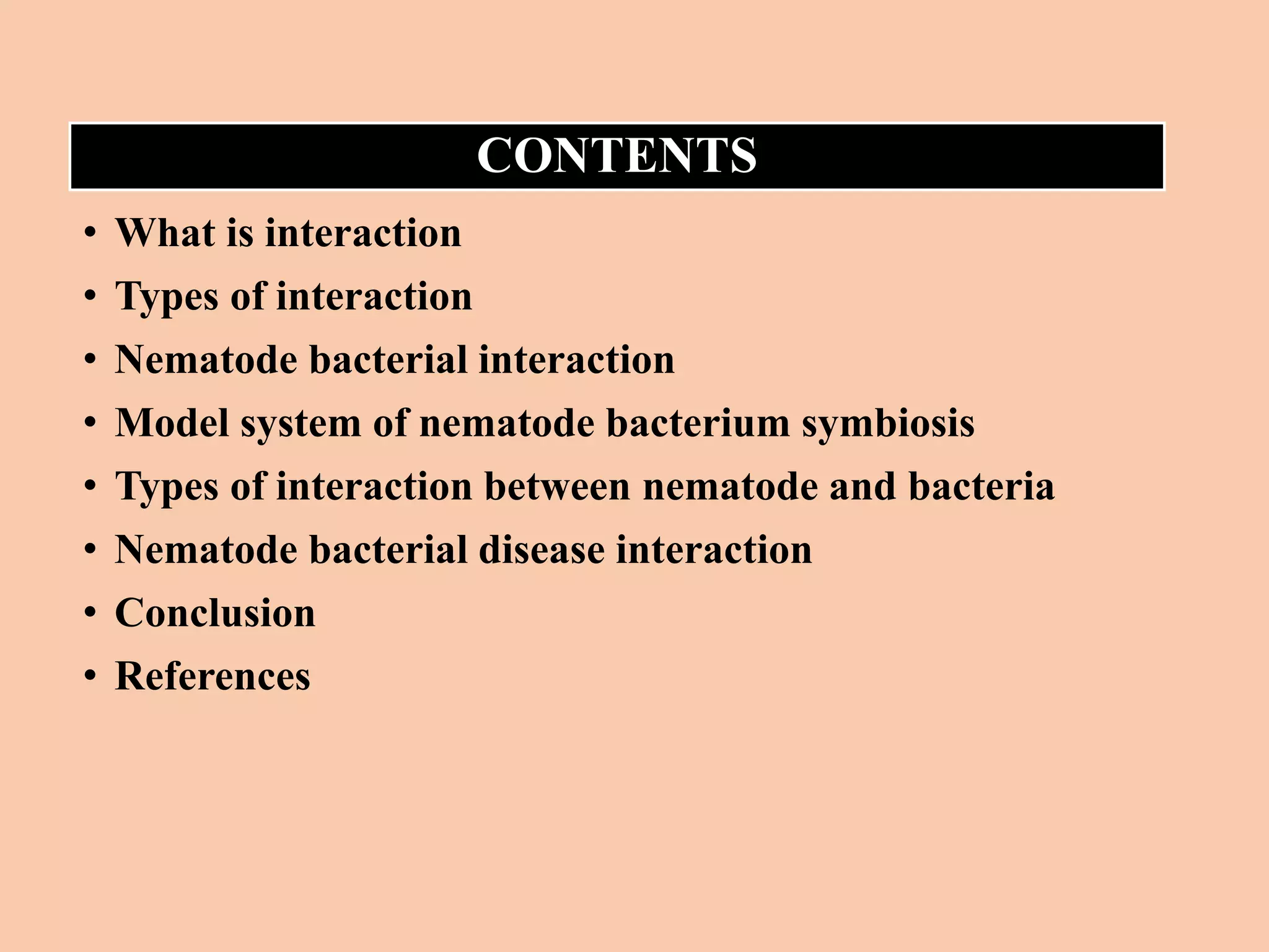 Nematode bacterial infection | PPTX