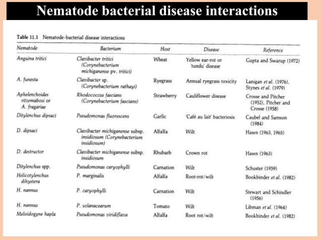 Nematode bacterial infection | PPTX