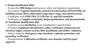 Qualification of manufacturing equipment & analytical instruments | PPTX