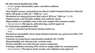 Qualification of manufacturing equipment & analytical instruments | PPTX