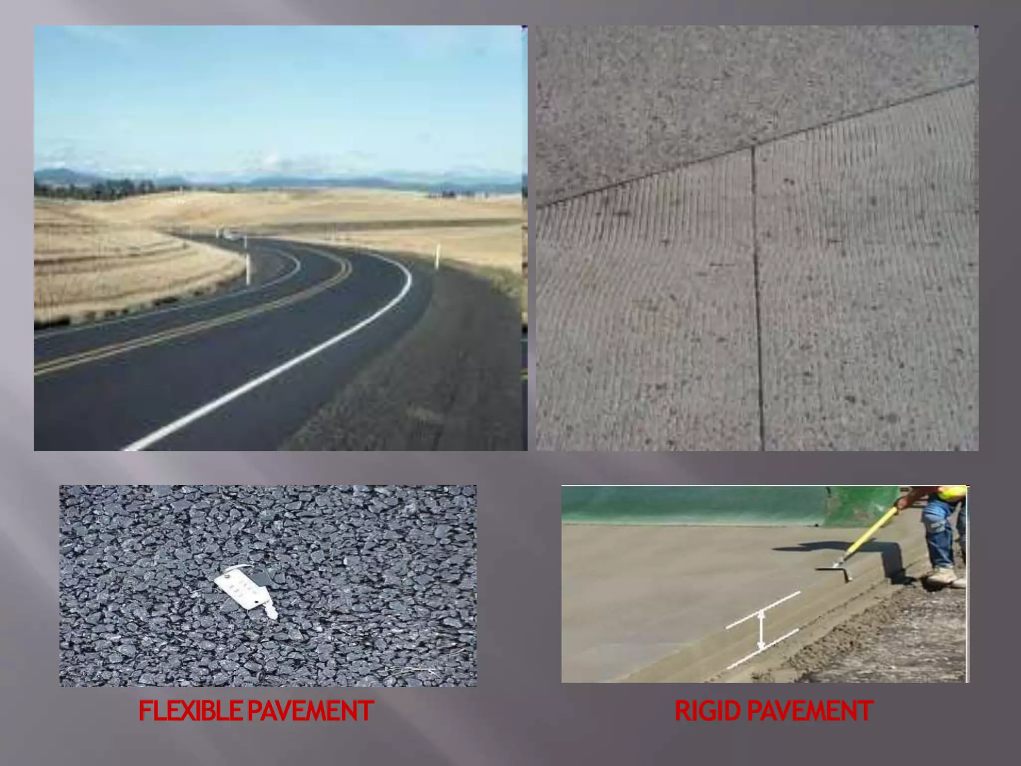FLEXIBLE And Rigid Pavement | PPTX
