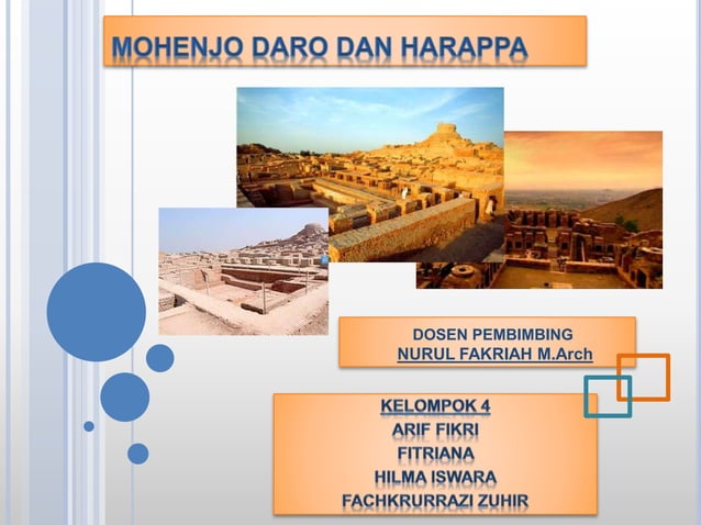 Mohenjo Daro dan Harappa | PPTX