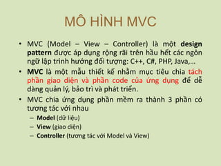 Mo_Hinh_MVC su dung socket tcp va udp de | PPT