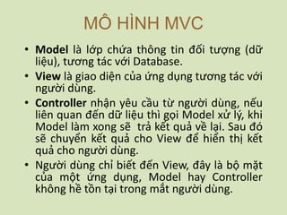 Mo_Hinh_MVC su dung socket tcp va udp de | PPT