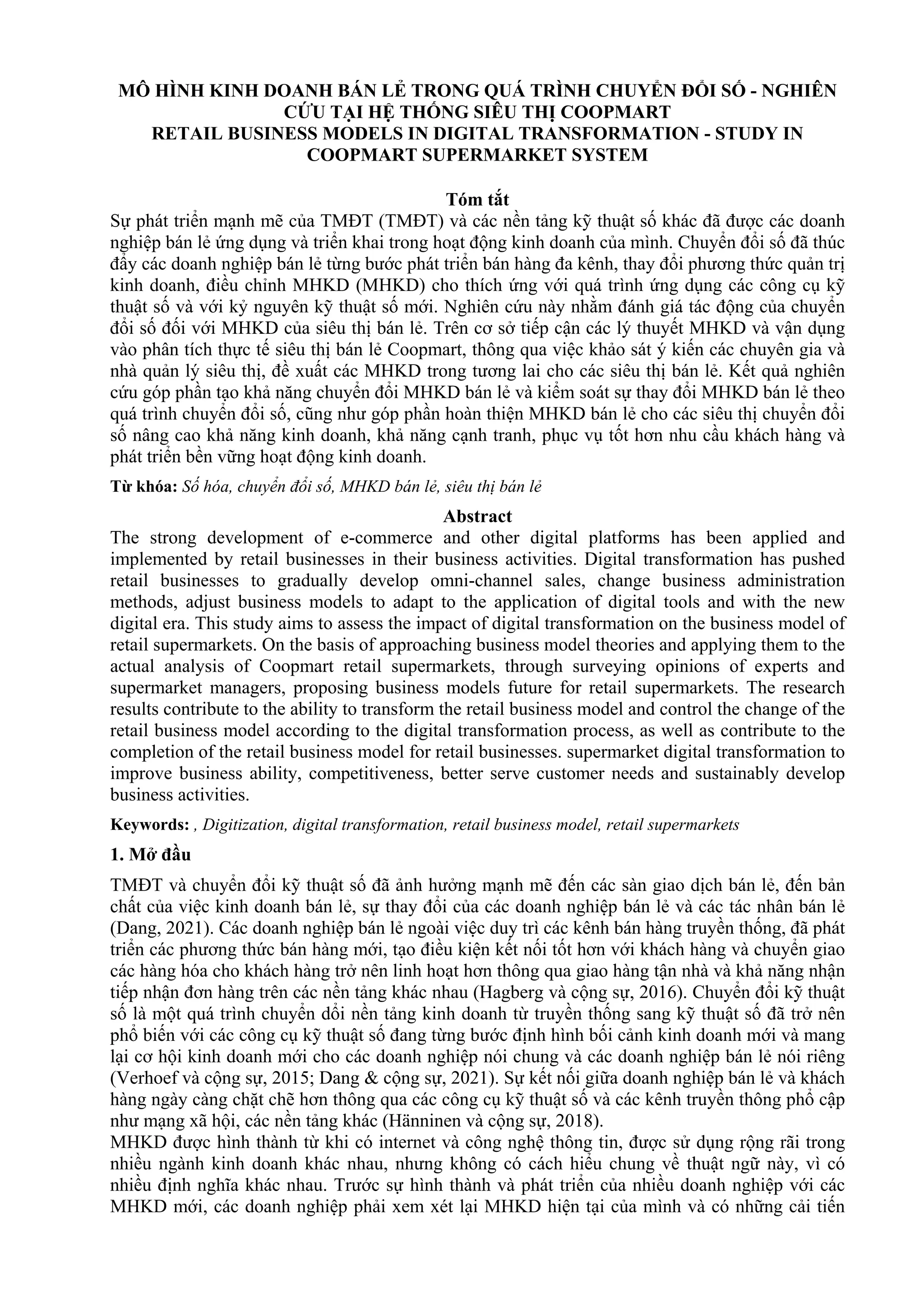 mo hinh sieu thi ban le trong moi truong .pdf | Free Download